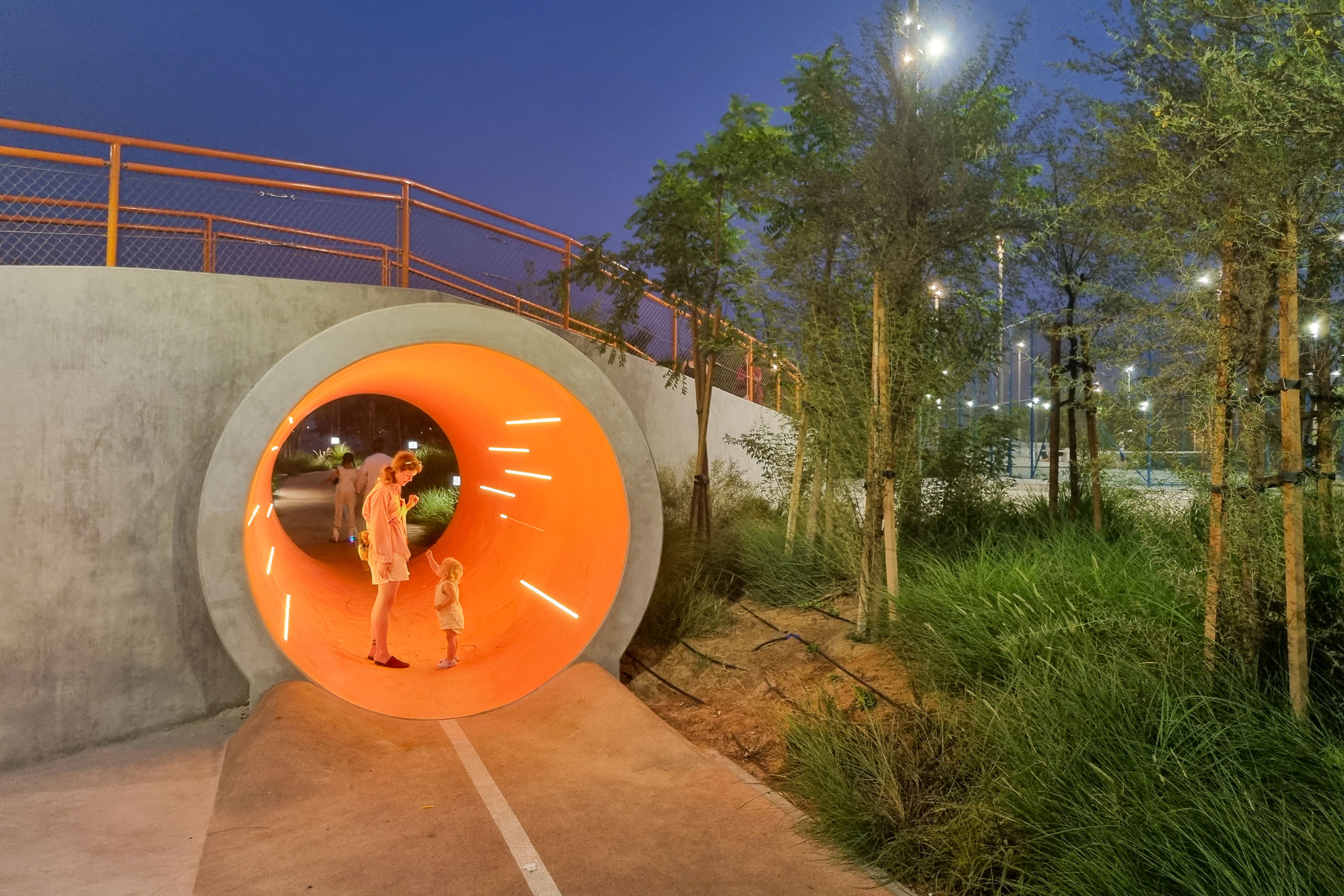 Al Masar Park - a new type of linear sports park — SLA